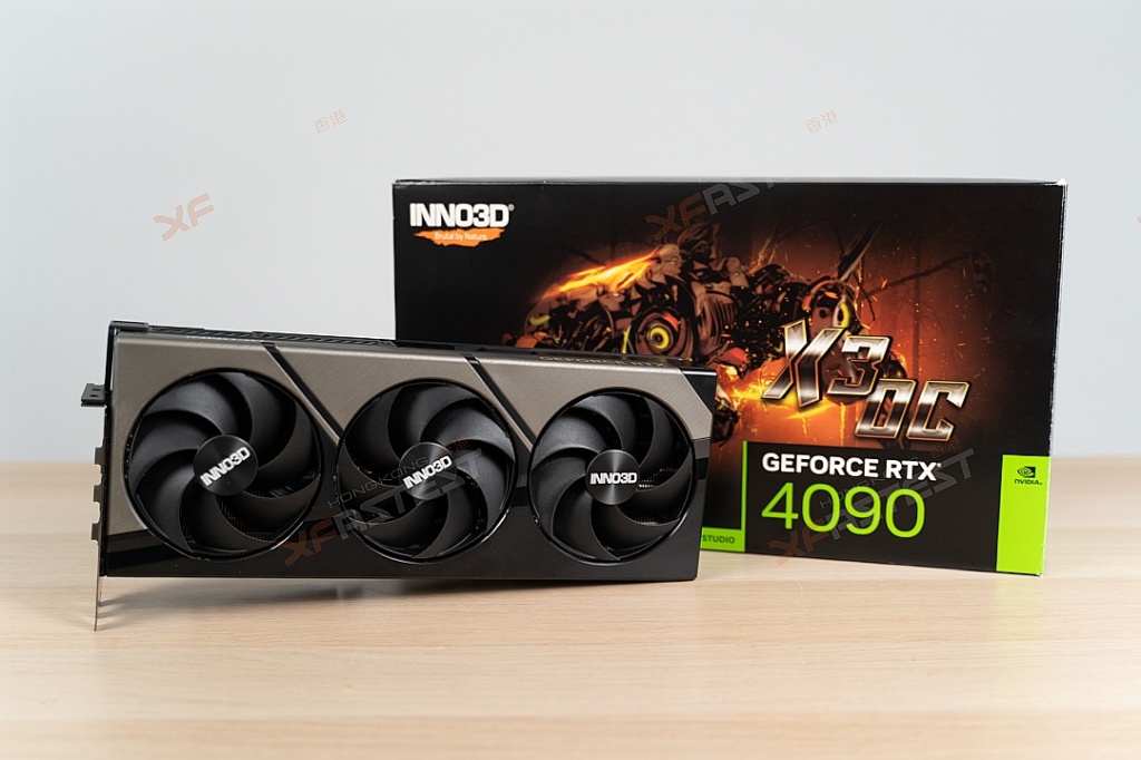 [XF 開箱] 纖薄版 RTX 4090 三槽設計‧9 導熱管‧核心超頻 INNO3D GeForce RTX 4090 X3 OC ...