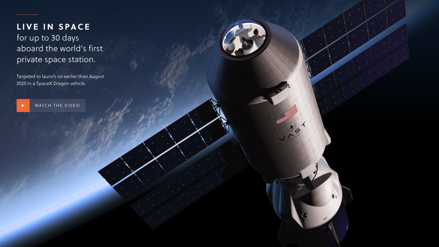 美國初創公司 Vast 計畫使用 SpaceX 火箭，發射世界上第一個商業太空站。 - XFastest Hong Kong